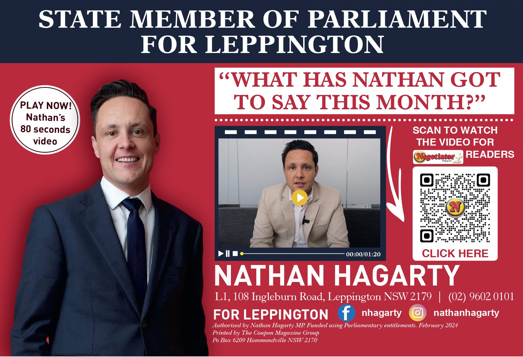 Nathan Hagarty - State member of parliament for Leppington - Nathan ...